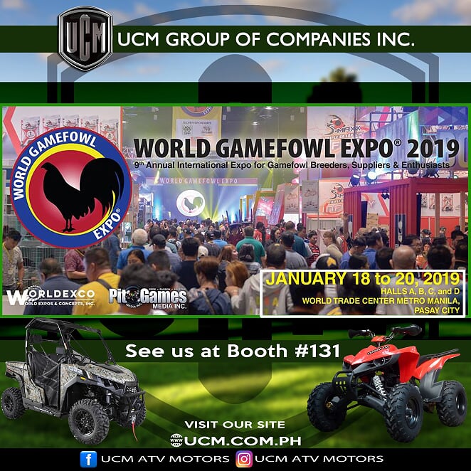 UCM Group of Companies Inc. - World Gamefowl Expo 2019