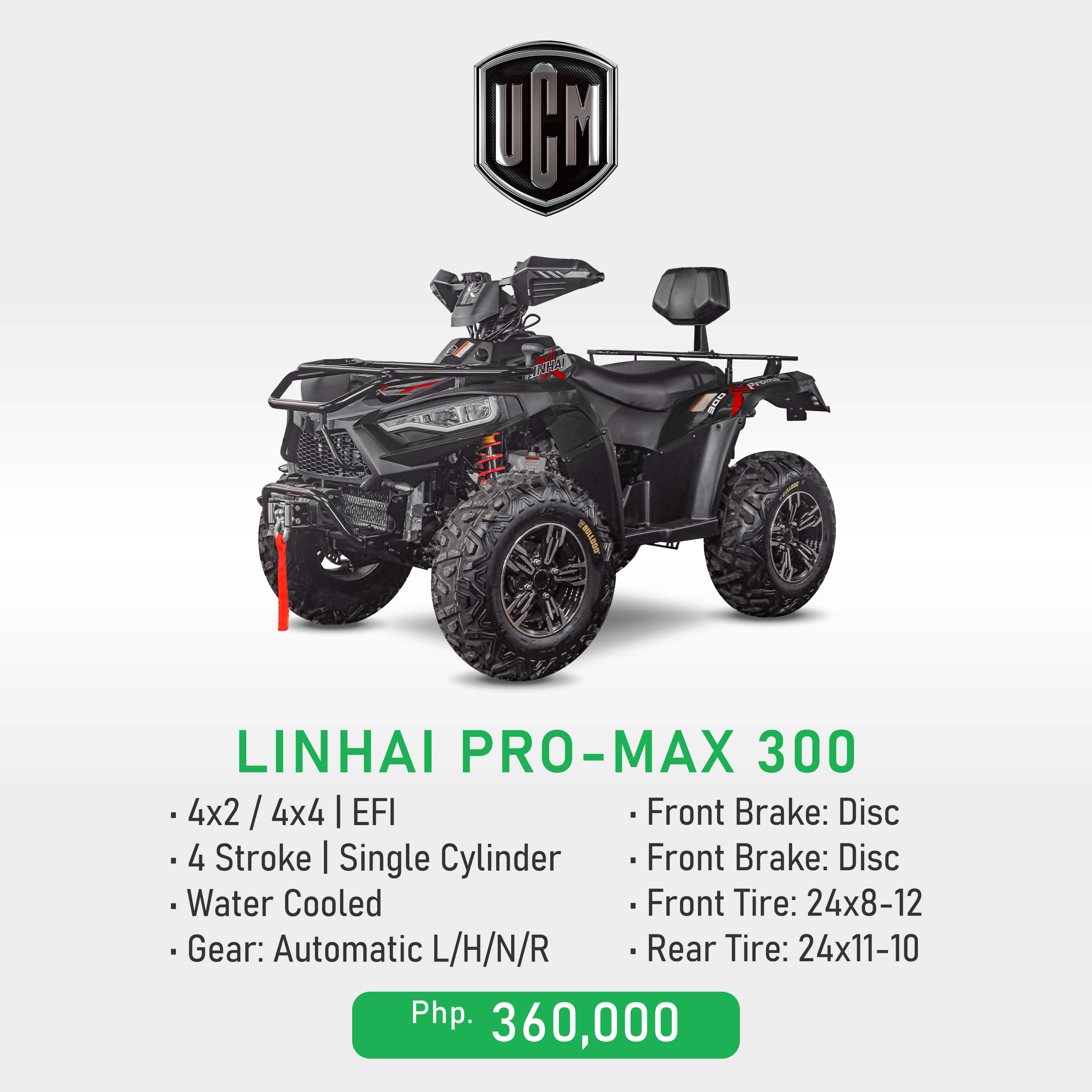 UCM Group of Companies Inc. - LINHAI PRO-MAX 300